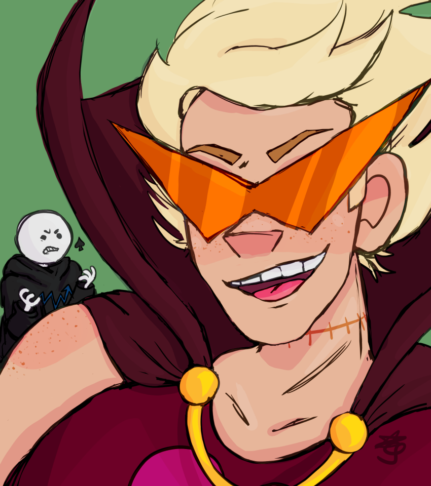 MSPA Booru - 2022 blackrom blush dirk strider freckles fullres godtier ...