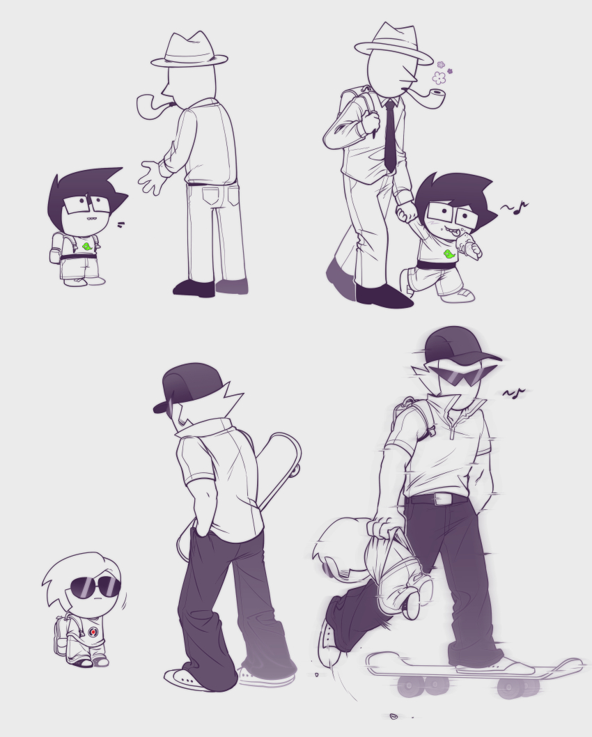 MSPA Booru - 2025 amzniw33 bro carrying dad dave strider fedora flowers ...